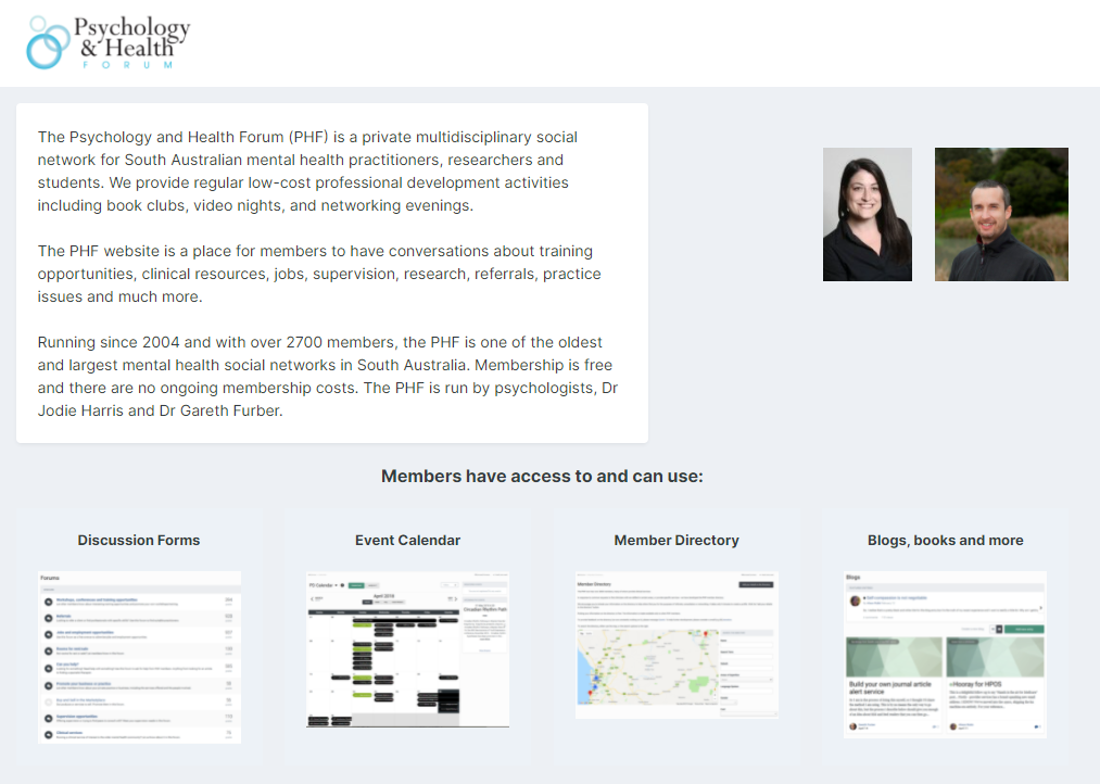Psychology and Health Forum – Dr Gareth Furber